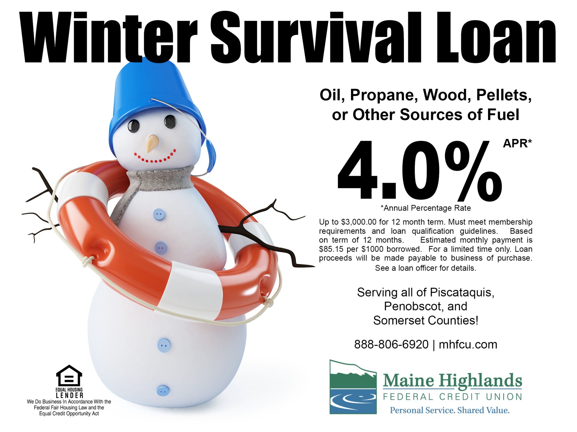 Current Loan Specials - Maine Highlands Federal Credit Union