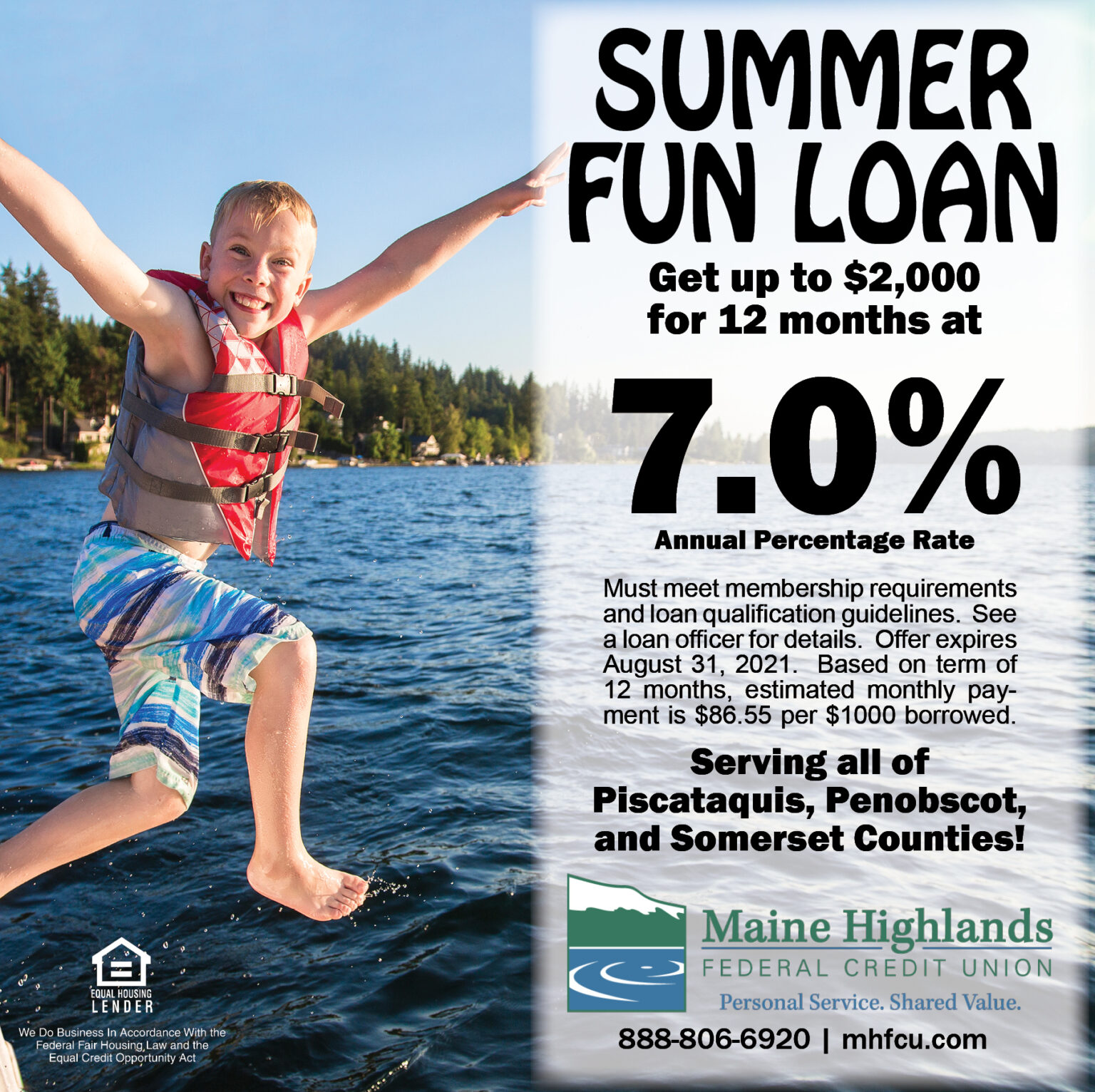 Current Loan Specials - Maine Highlands Federal Credit Union